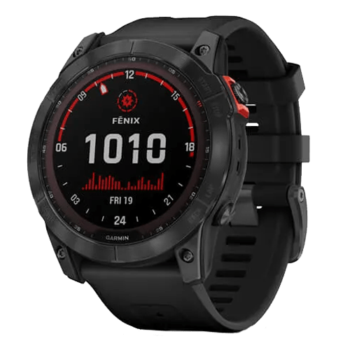 GARMIN Fenix 7X Solar Slate Grey,Black band Pametni sat