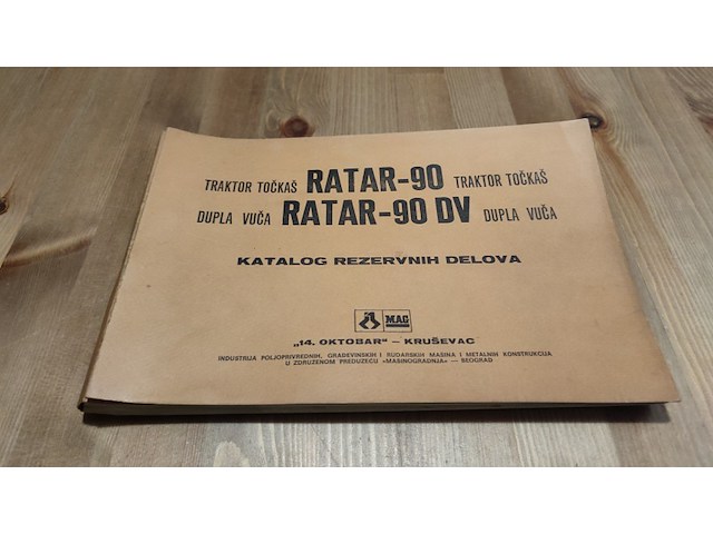 Traktor točkaš RATAR - 90 / dupla vuča RATAR - 90 DV