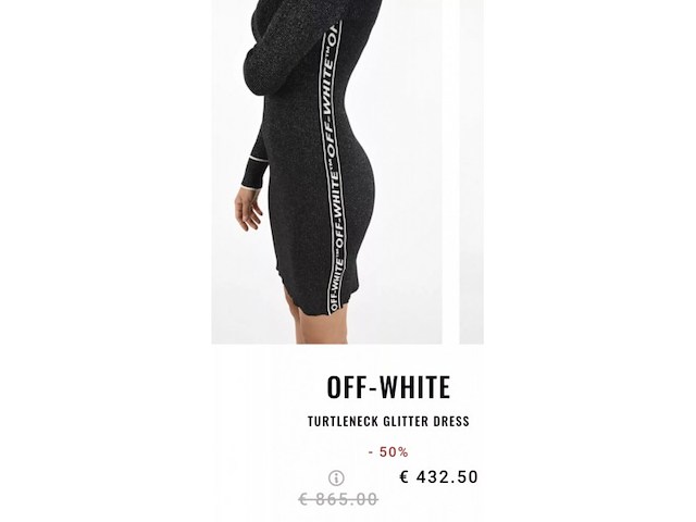 OFF WHITE knit original haljina S-M