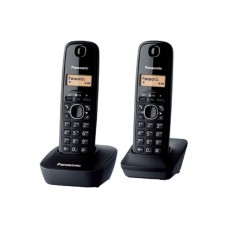 PANASONIC DECT KX-TG1612FXH Duo Bežični telefon, Crna