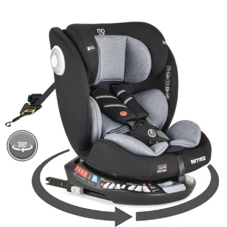 MONI Auto sedište NITRO 0-36kg Isofix 360 Grey