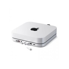 SATECHI Aluminium Type-C Stand and Hub for Mac Mini - Silver