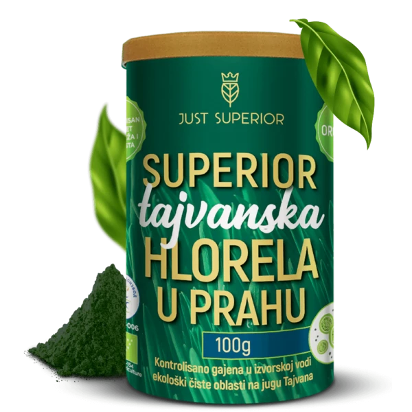 Hlorela u prahu (organski proizvod) 100 g Just Superior