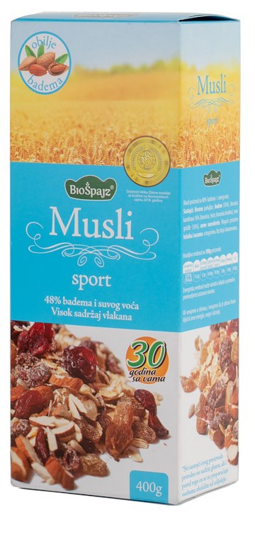 Sport No.1 musli 400 g Bio Špajz