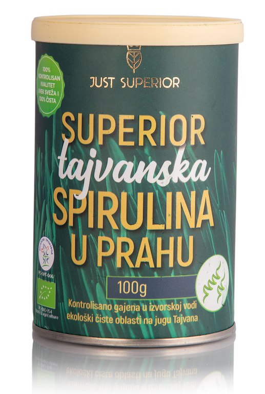 Spirulina u prahu (organski proizvod) 100 g Just Superior