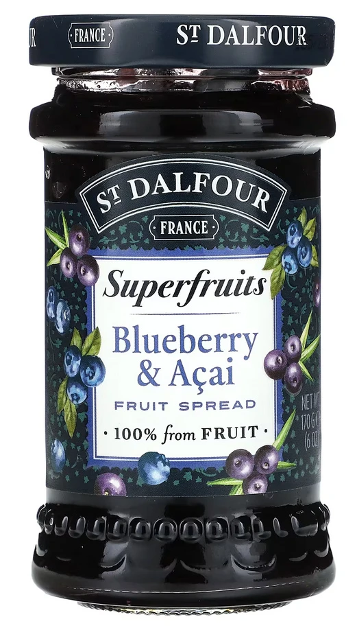 Voćni namaz Superfruits borovnica i acai 170 g St. Dalfour