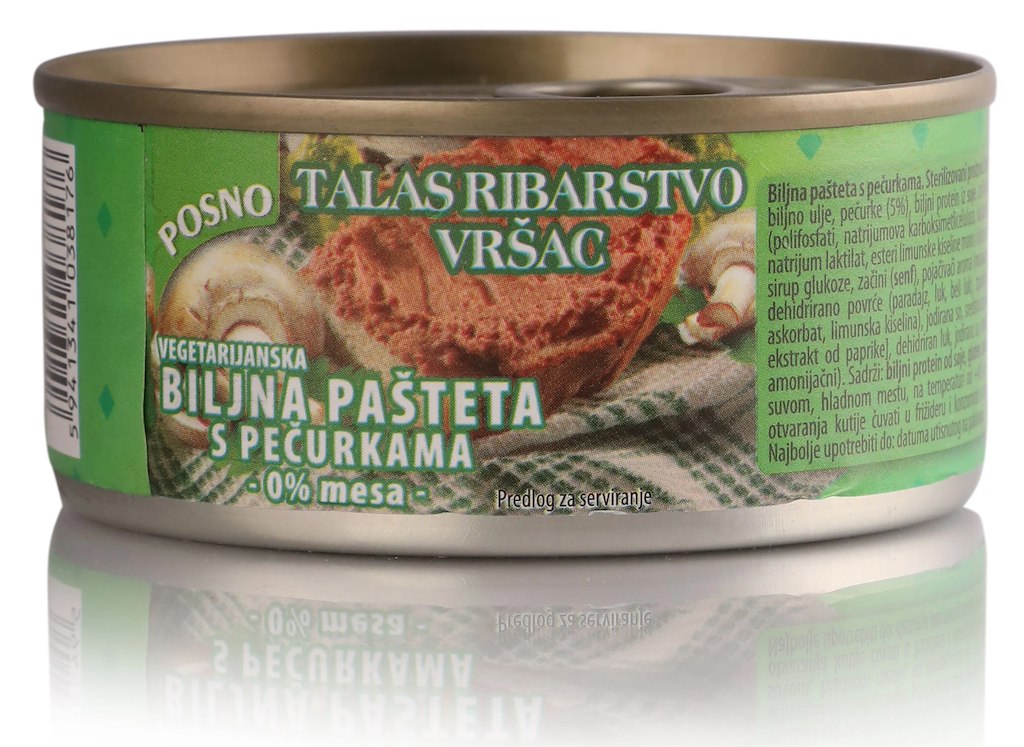 Pašteta vegetarijanska sa pečurkama 120 g Talas