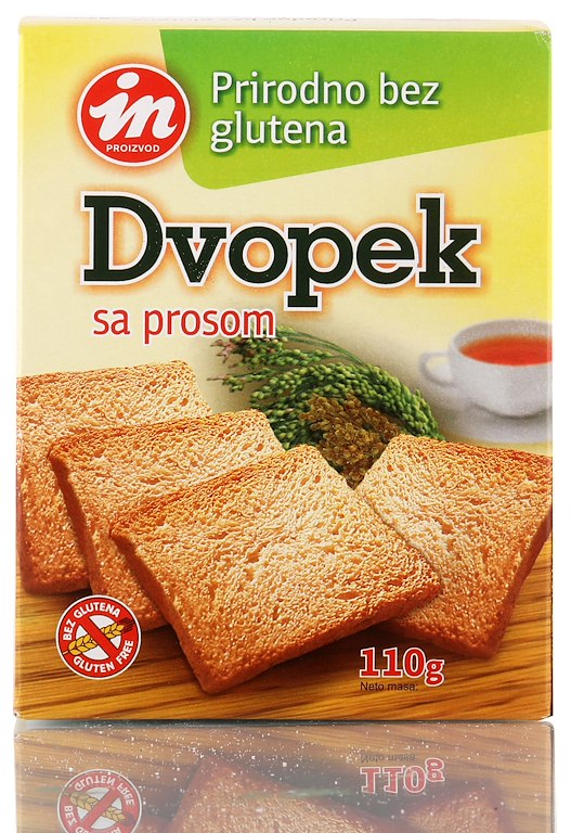 Dvopek od prosa (sert. bez glutena) 110 g Aleksandrija