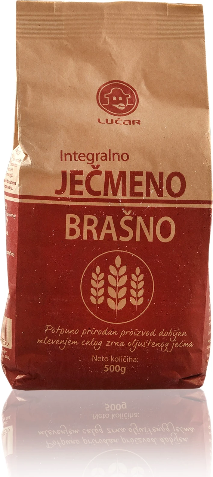 Integralno ječmeno brašno 500 g Lučar