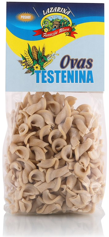 Testenina od ovsa - spirale 300 g Lazarina