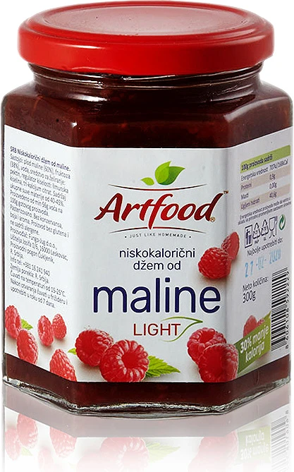 Niskokalorični džem od malina light 300 g Artfood