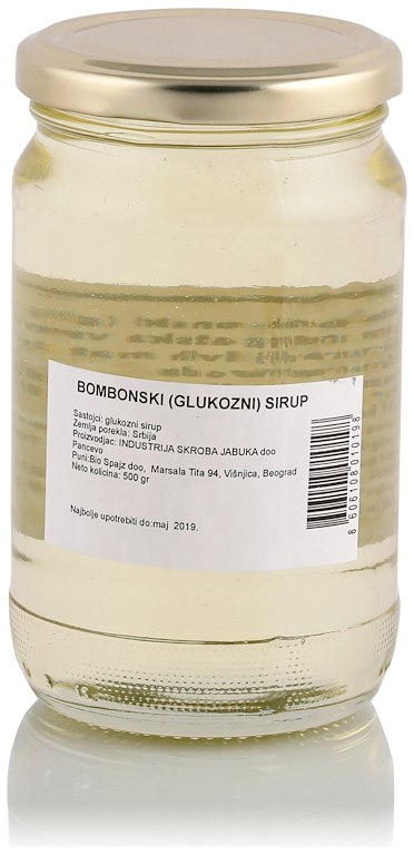 Bombonski sirup 500 g Industrija skroba Jabuka