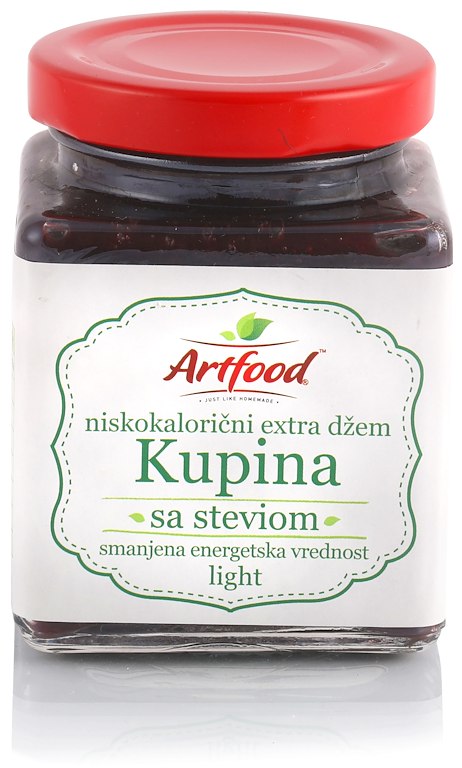 Niskokalorični džem od kupina sa stevijom light 220 g Artfood