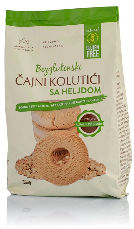 Čajni kolutići sa heljdom (sert. bez glutena) 300 g Aleksandrija