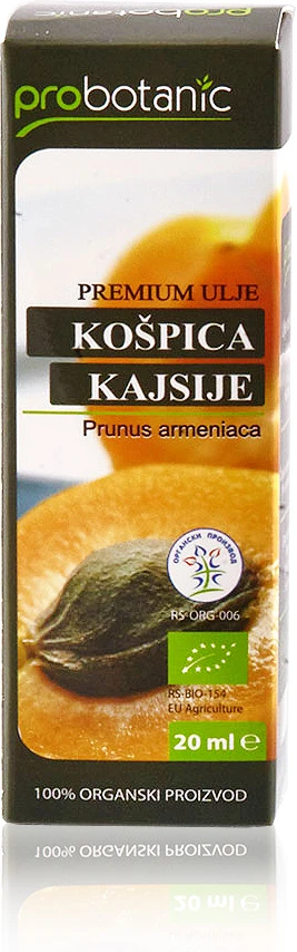 Ulje od koštica kajsije (organski proizvod) 20 ml Probotanic