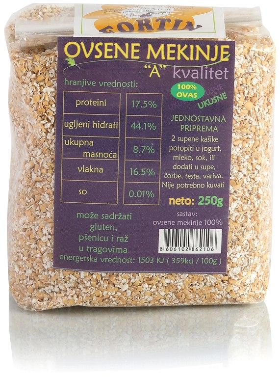 Ovsene mekinje 250 g Fortin