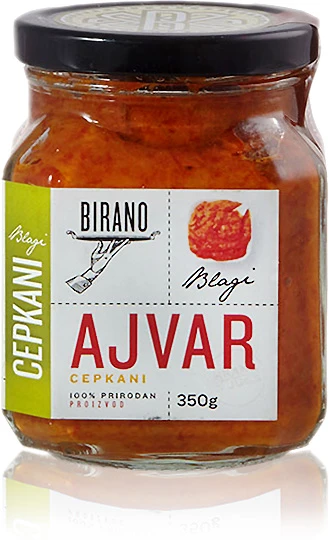 Cepkani ajvar - blagi 350 g Strela