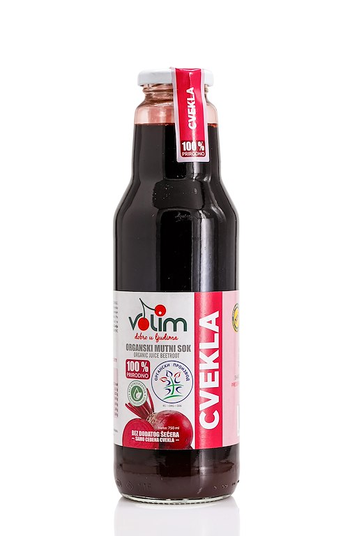 Mutni sok od cvekle (organski proizvod) 750 ml Volim