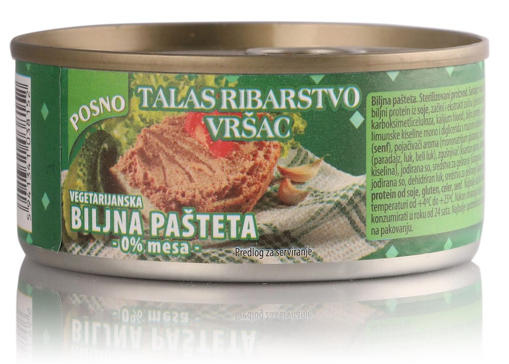 Pašteta vegetarijanska 120 g Talas