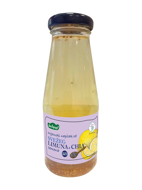 Napitak limun & chia sa agavom (organski proizvod) 200 ml Bio Špajz