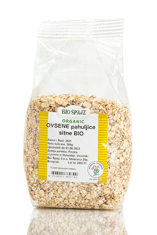 Ovsene pahuljice sitne (organski proizvod) 200 g Bio Špajz