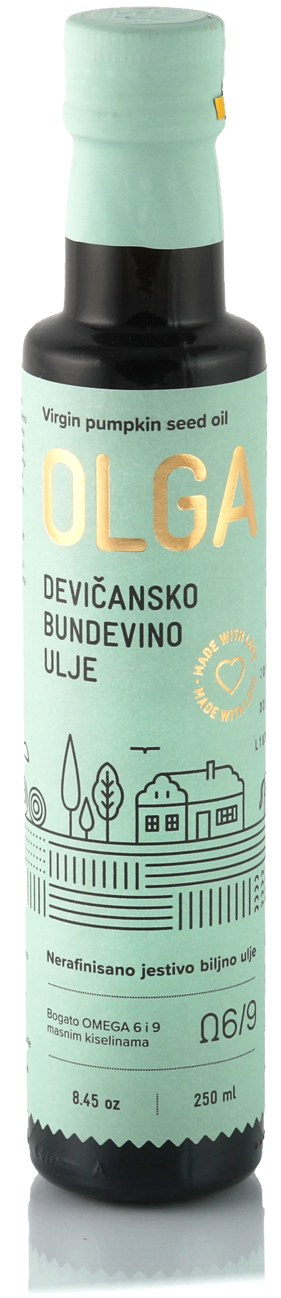 Devičansko nerafinisano bundevino ulje 250 ml Olga