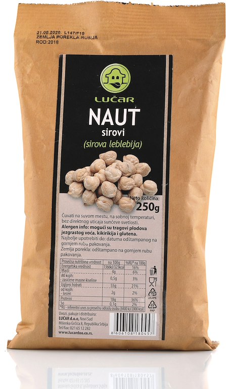 Naut - leblebija 250 g Lučar