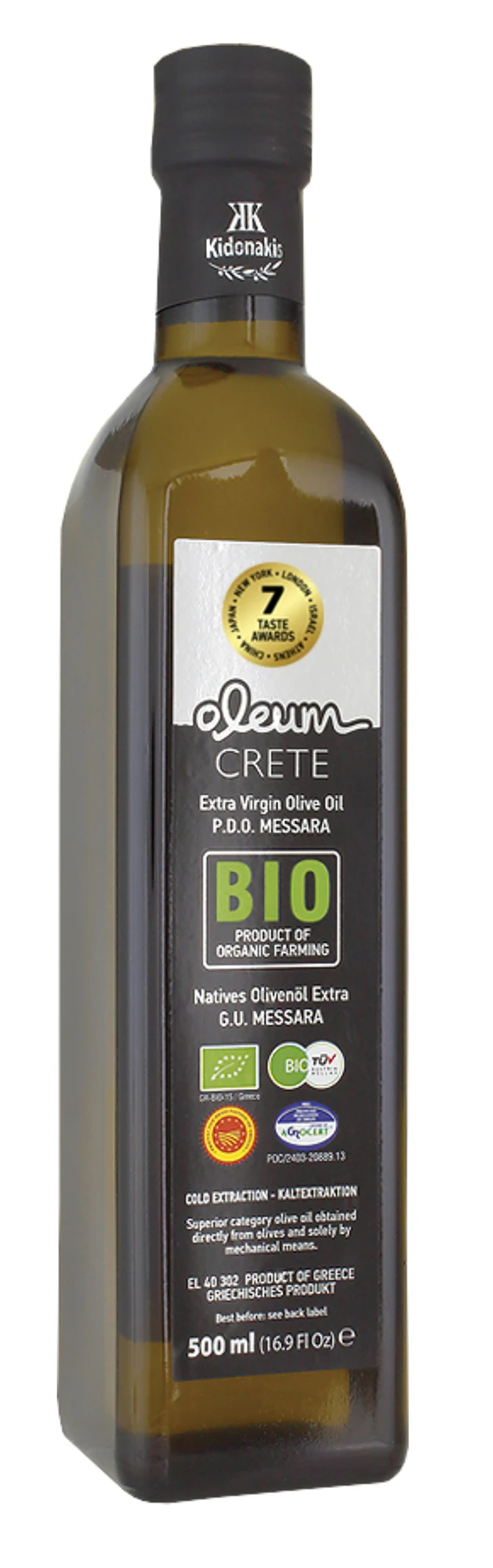 Ekstra devičansko maslinovo ulje (organski proizvod) 500 ml Oleum Crete