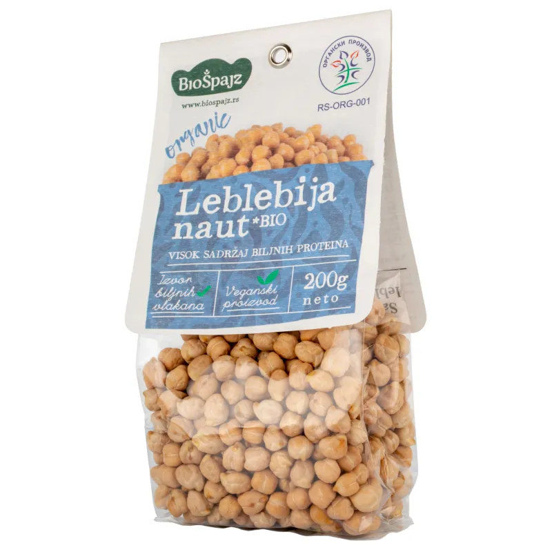 Naut - leblebija (organski proizvod) 200 g Bio Špajz