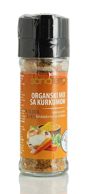 Dodatak jelima mlin Mix kurkuma (organski proizvod) 80 g Sanaterra