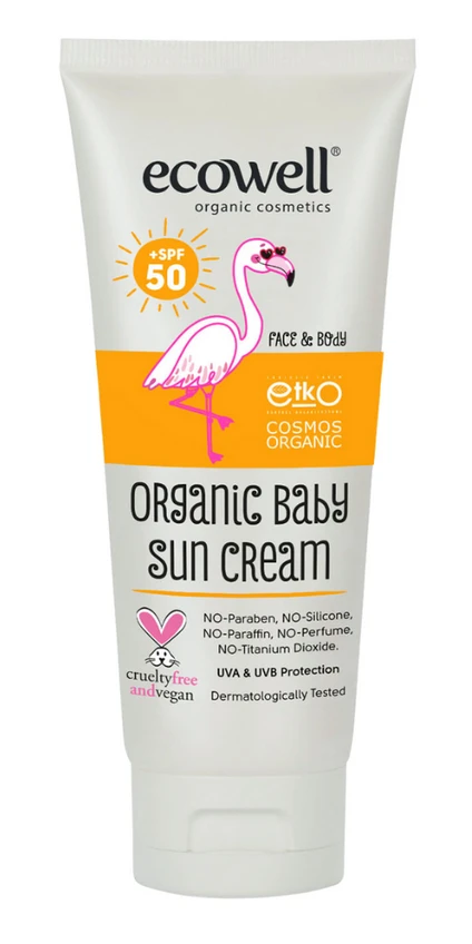 Krema za sunčanje za bebe SPF50 (organski proizvod) 110 g Ecowell