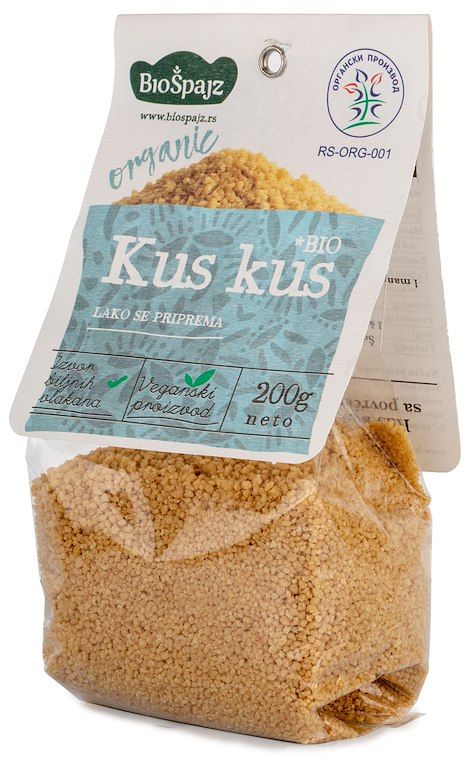 Kus kus (organski proizvod) 200 g Bio Špajz