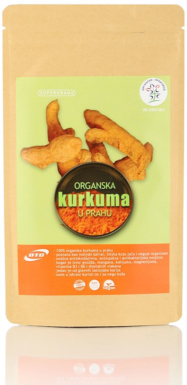 Kurkuma u prahu (organski proizvod) 100 g Superhrana