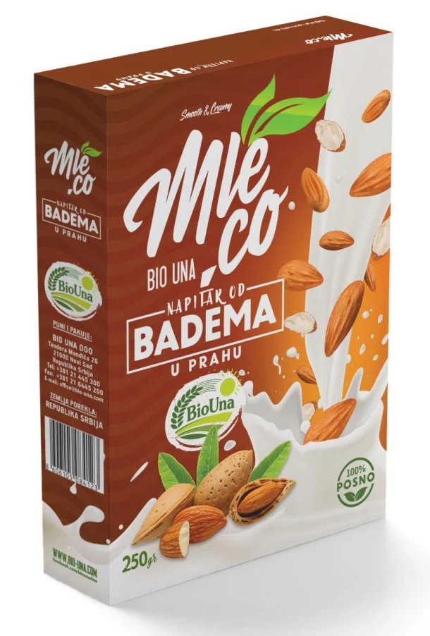 Mleko od badema u prahu 250g Bio Una