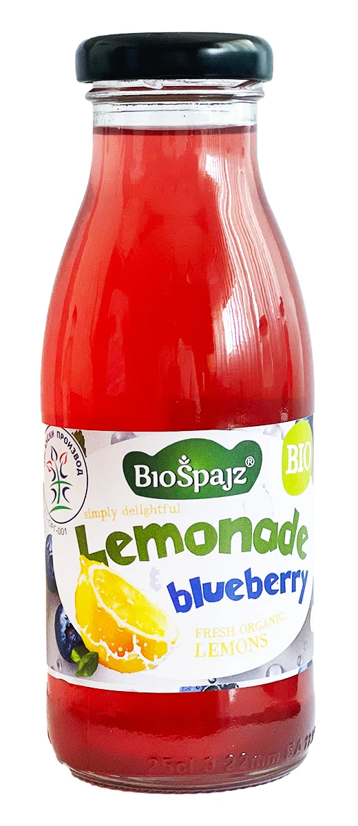 Napitak limun & borovnica sa agavom (organski proizvod) 250 ml Bio Špajz