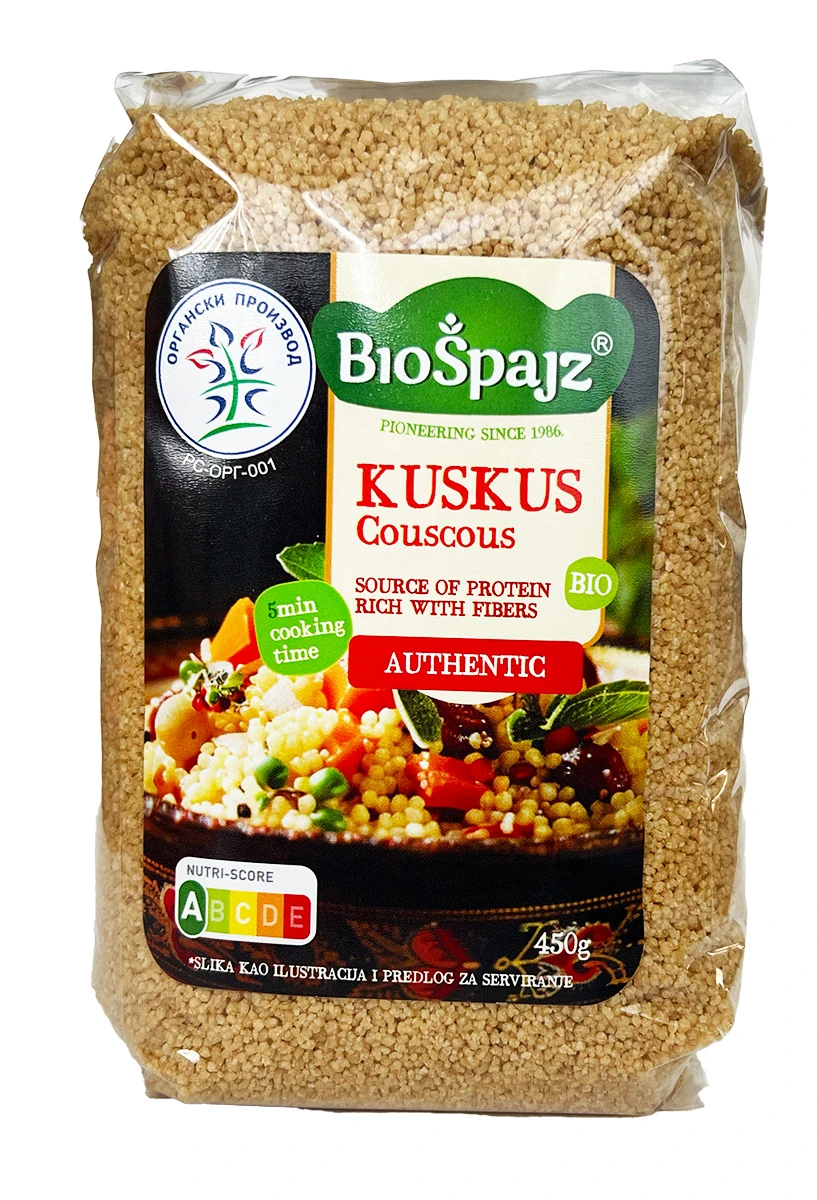 Kus kus (organski proizvod) 450 g Bio Špajz