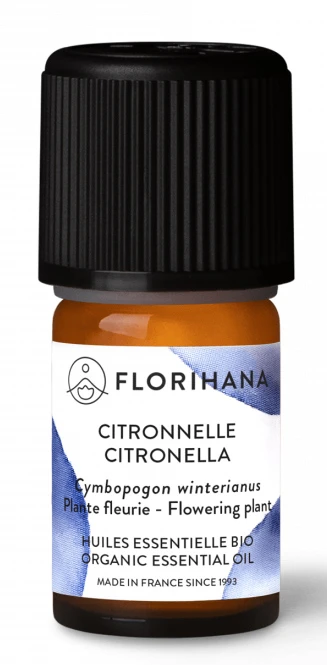 Florihana organsko etarsko ulje Citronella 5 g Florihana