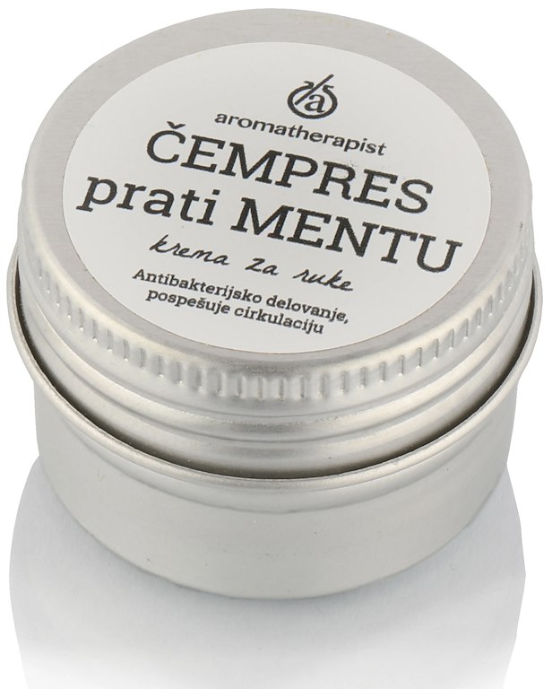 Krema za ruke ČEMPRES prati MENTU 30 ml Aromatherapist