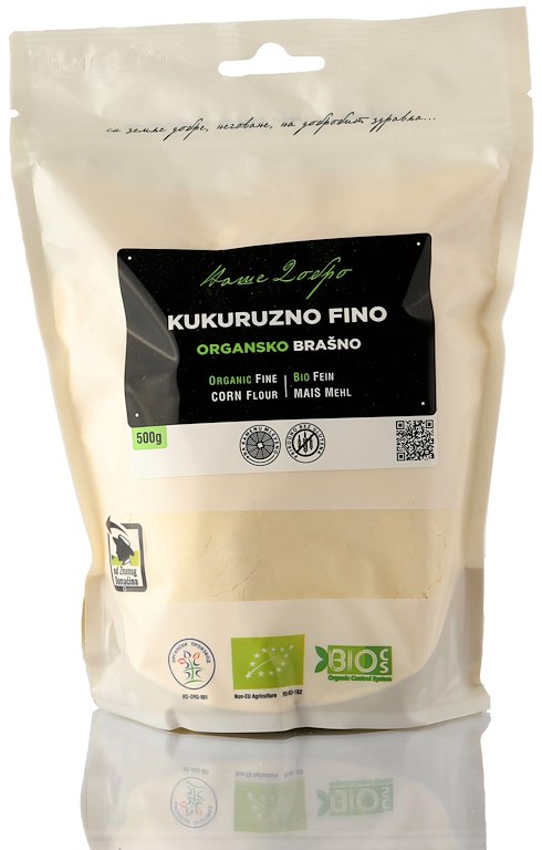 Fino kukuruzno brašno (organski proizvod) 500 g Naše dobro