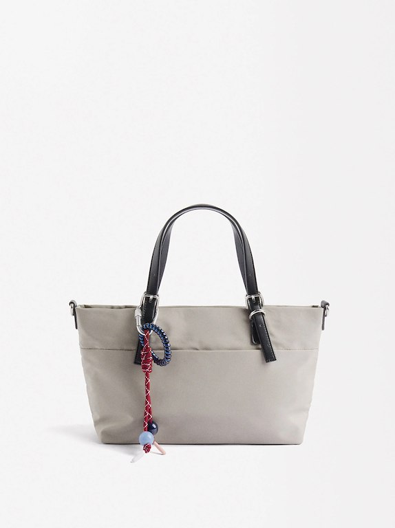 Nylon tote bag with strap M