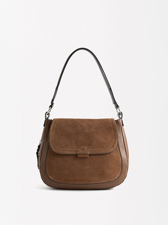 Shoulder Bag With Leather