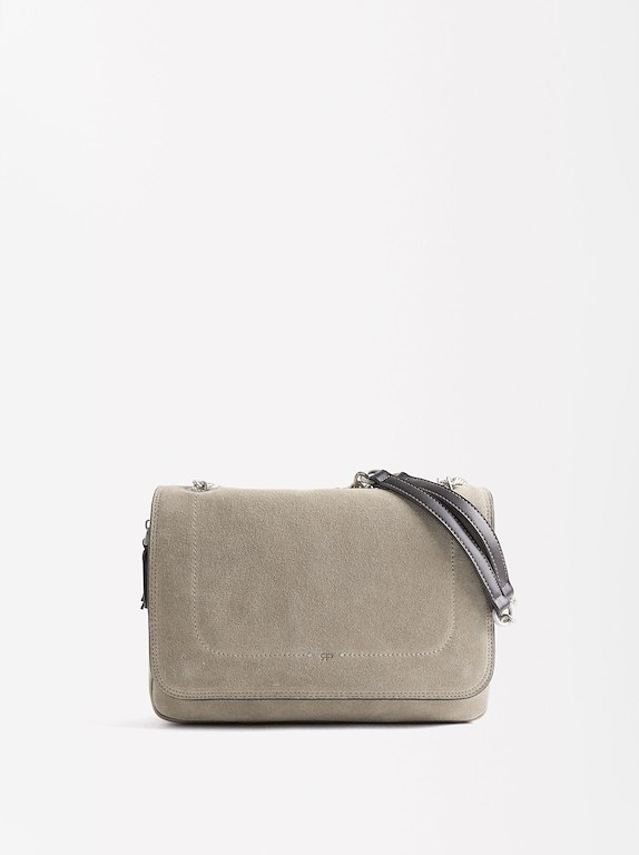 Shoulder Bag With Leather