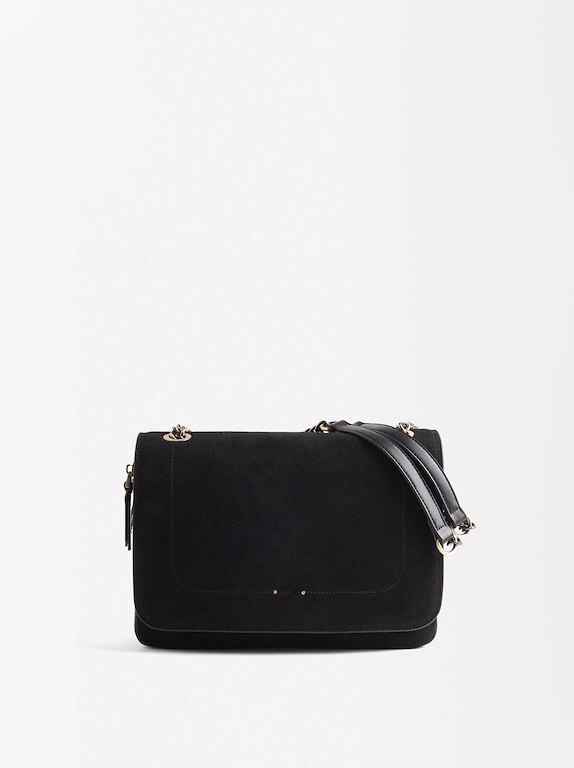 Shoulder Bag With Leather