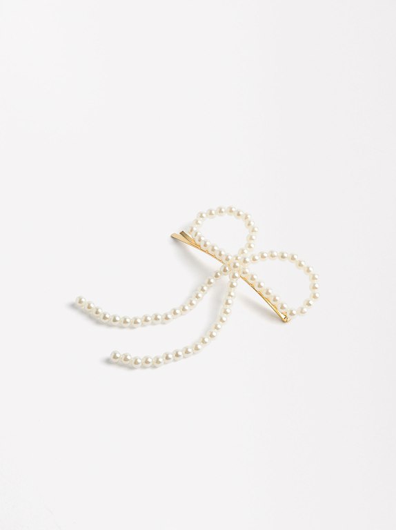 Hairpin with pearls