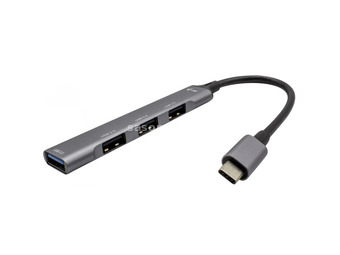 ITEC USB-C Metal HUB 1x USB 3.0 + 3x USB 2.0