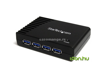 STARTECH 4 Port SuperSpeed USB 3.0 Hub black