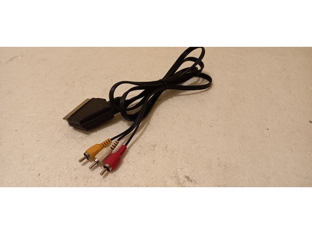 Scart na 3xRCA kabl 1.5 metara