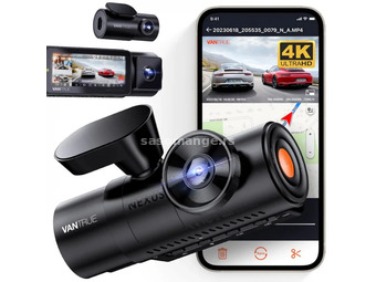 VANTRUE N4 Pro 4K car thread-locking camera first + back + internal camera set