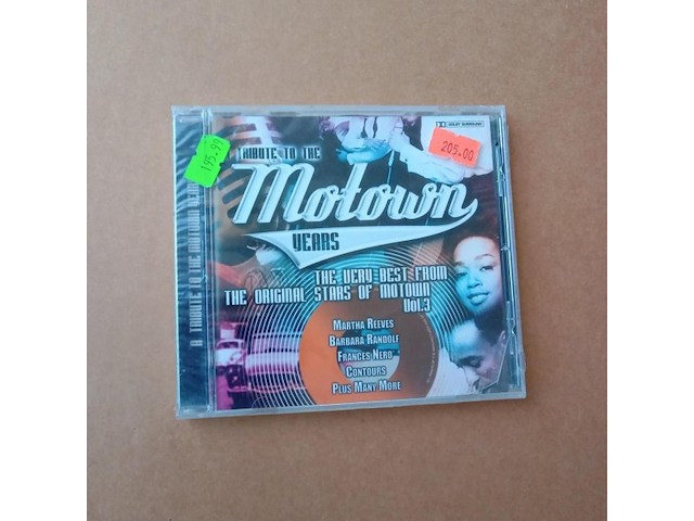 Various - A Tribute To The Motown Years Vol. 3 (NOVO)