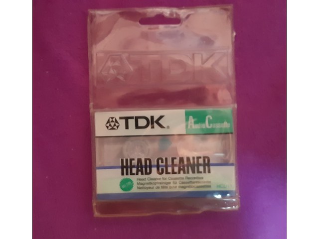 TDK HEAD CLEANER - TDK Cistac Glave Kasetofona